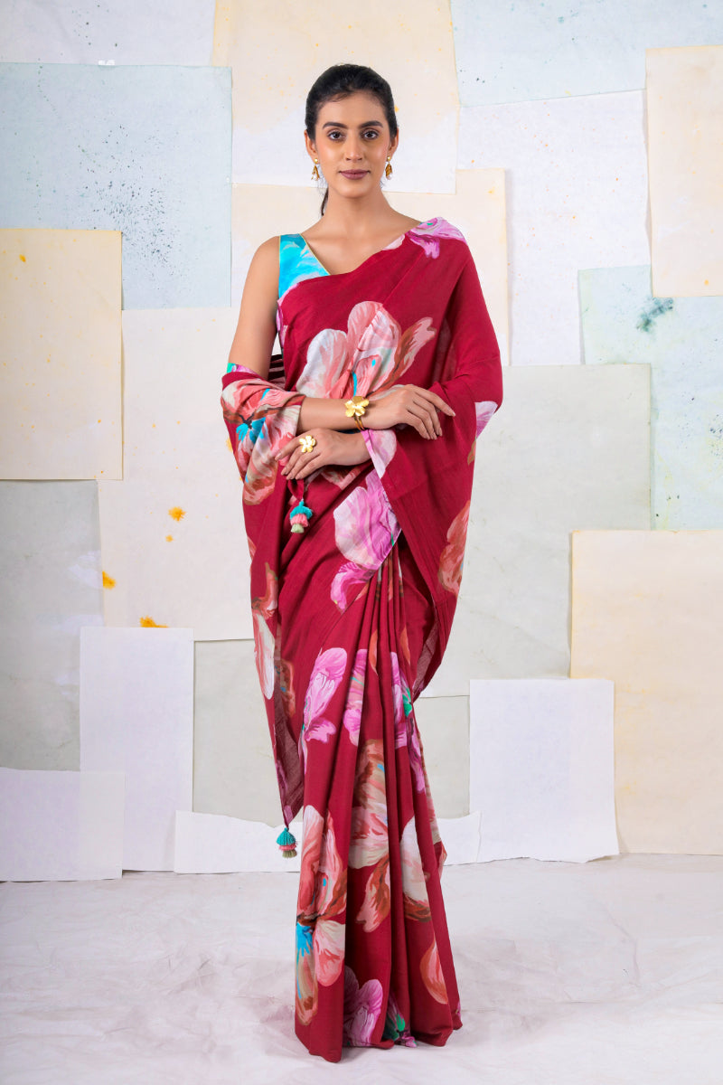 Carmine Ram's rose – Buta Buti