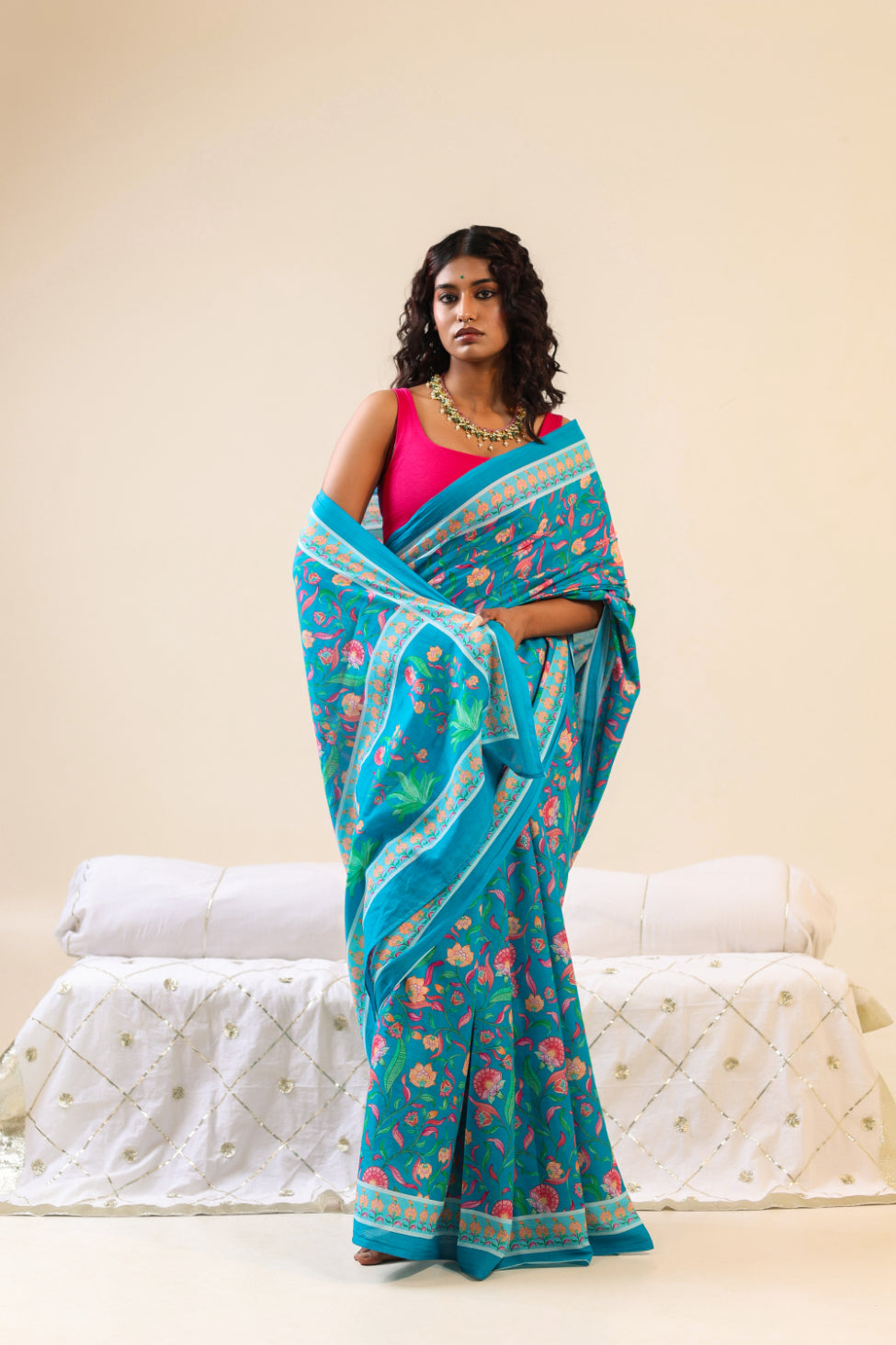 Kashmir Phool Saree – Buta Buti