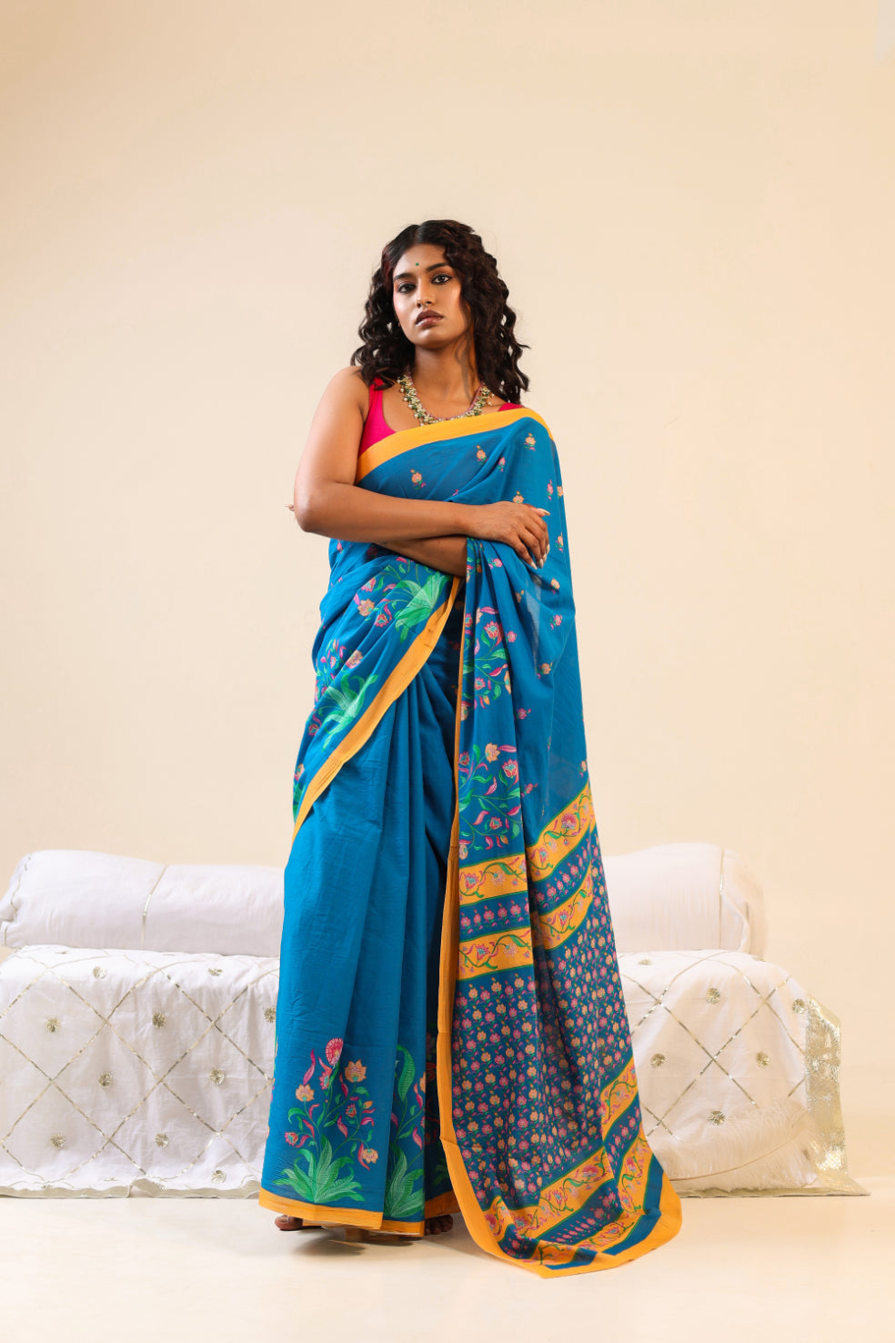 Aasmani Saree – Buta Buti