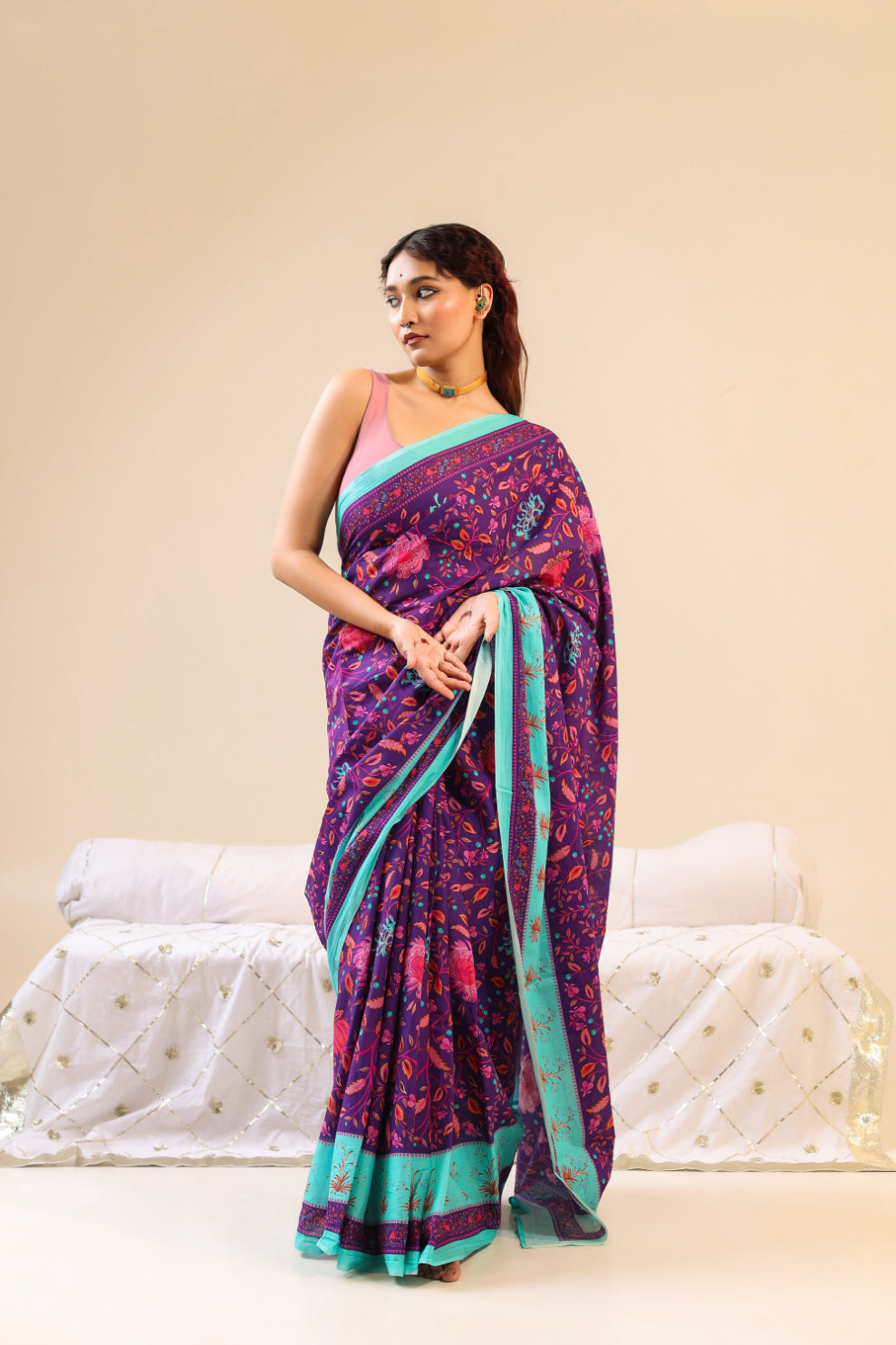 Blueberry Saree – Buta Buti